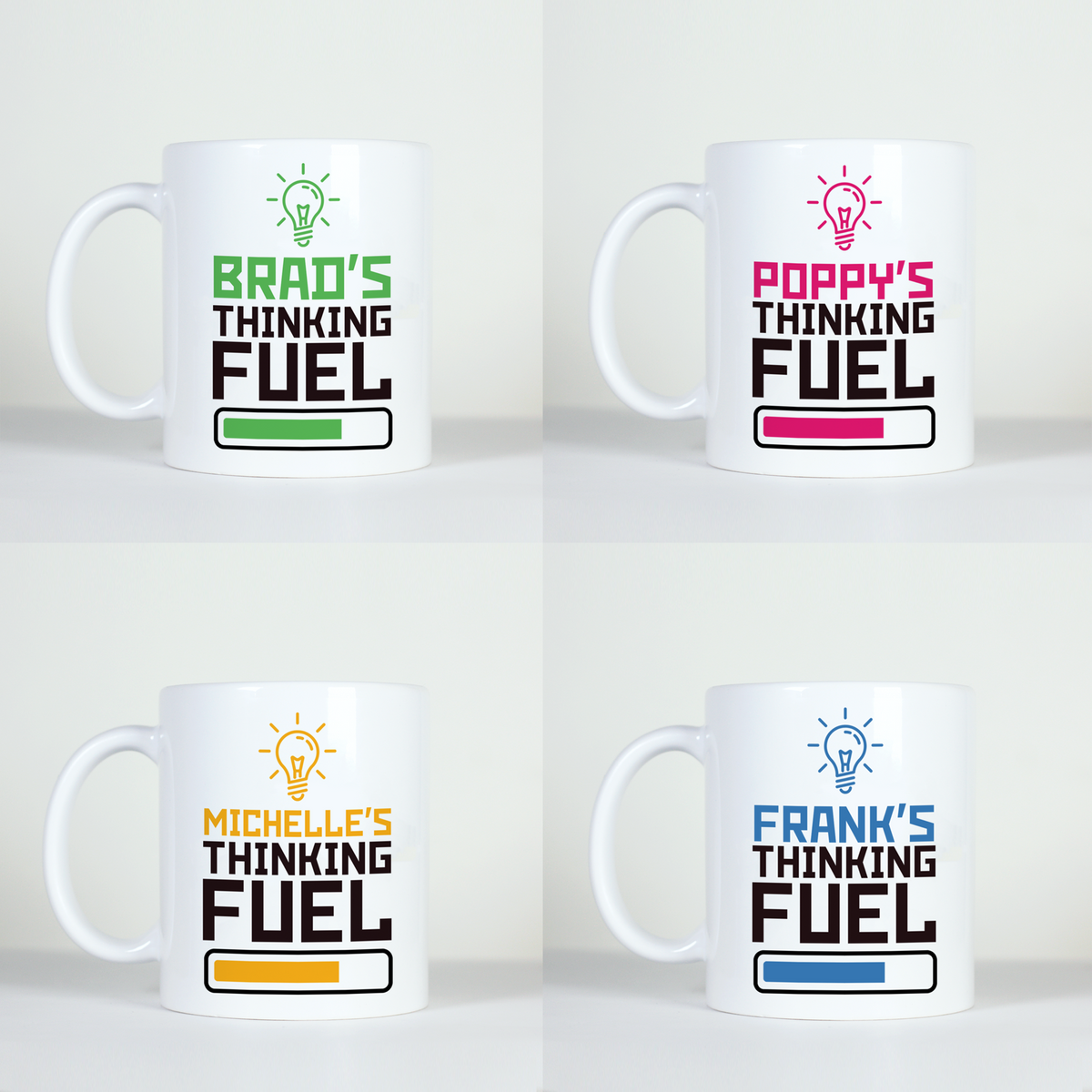 Custom Thinking Fuel Mug – What The Mug